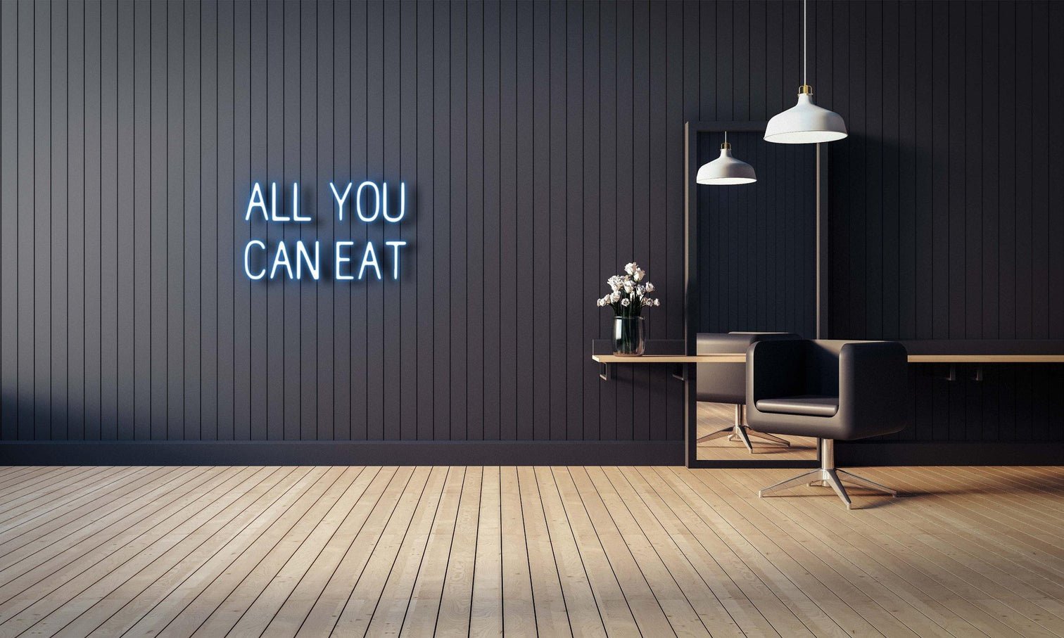 All You Can Eat LED Neon Sign – BeNeonUnicorn