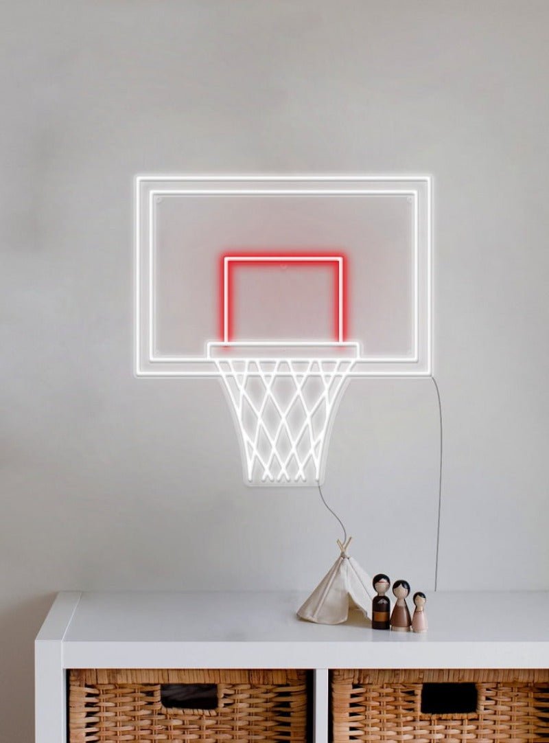 Basketball Hoop Neon Sign｜ Beneon Unicorn Neon Sign – BeNeonUnicorn