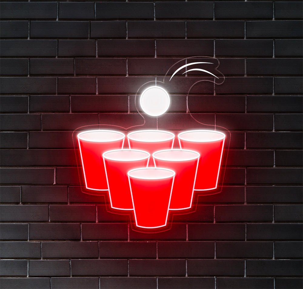 Beer Pong LED Neon Sign – BeNeonUnicorn