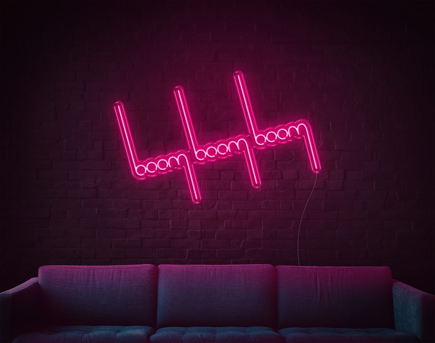 Boom Boom Boom LED Neon Sign – BeNeonUnicorn