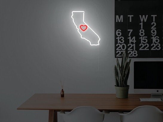 California Neon Sign ｜ Beneon Unicorn Neon Sign Design – BeNeonUnicorn