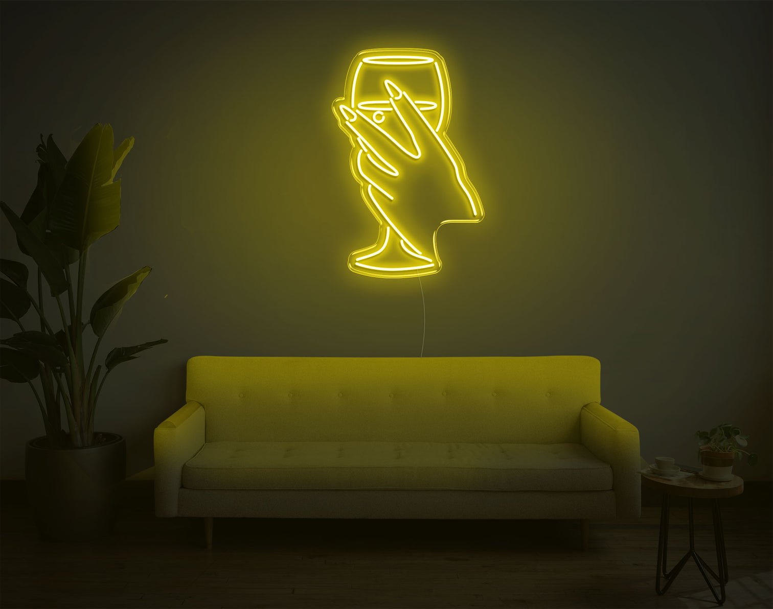 Hand And Drink LED Neon Sign – BeNeonUnicorn