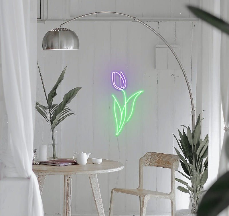 Purple Tulip Neon Sign | BeneonUnicorn – BeNeonUnicorn