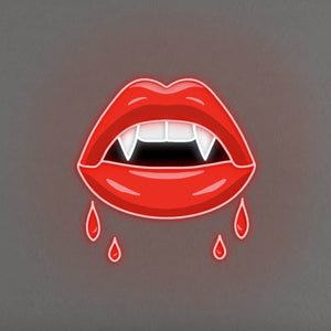 Vampire Mouth LED Neon Sign – BeNeonUnicorn